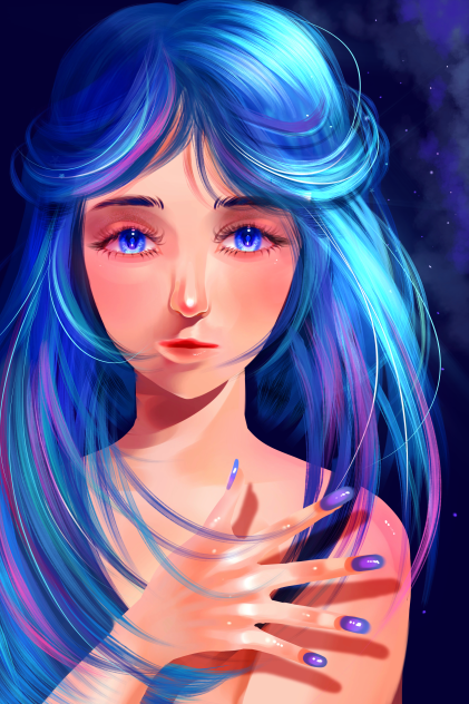 The ocean eyes - ibisPaint
