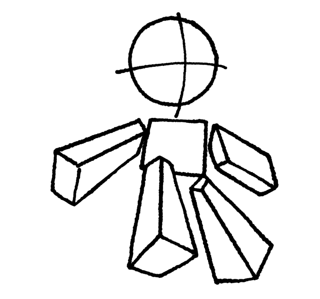small Roblox sketch for people to trace - ibisPaint