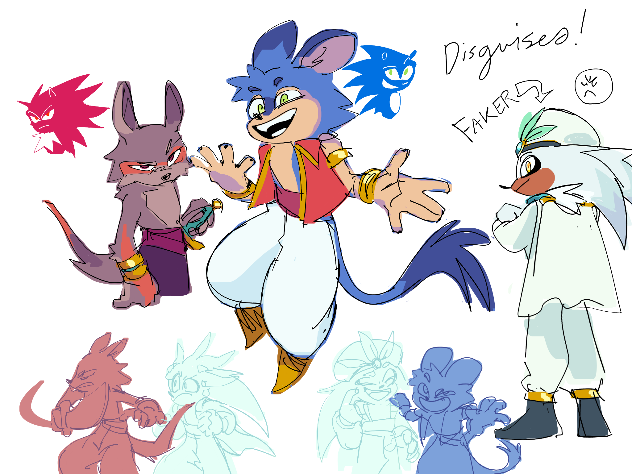 Arabian Nights AU - ibisPaint