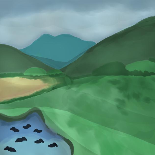 Studying backgrounds 13 - relaxing art - ibisPaint