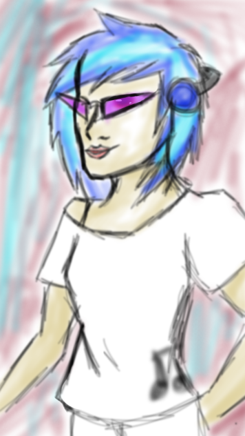 Human Vinyl Scratch - ibisPaint