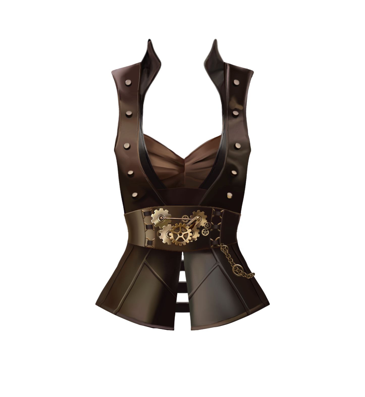 Leather vest - ibisPaint