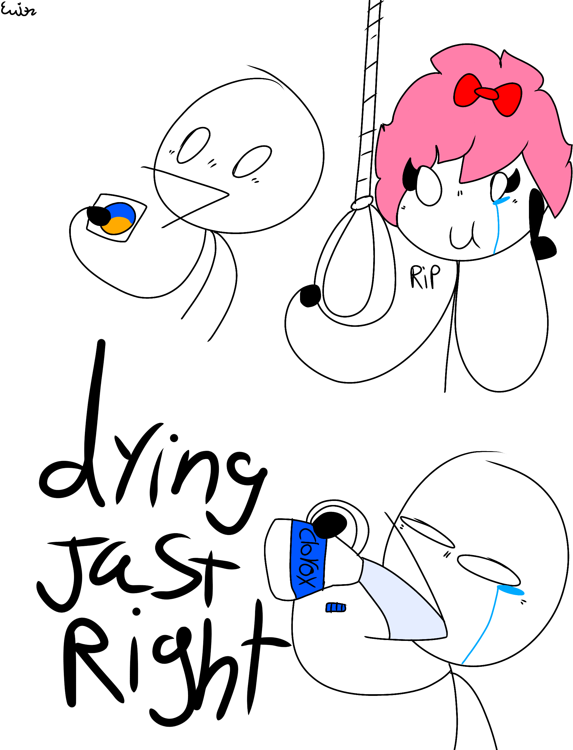 dying just right - ibisPaint