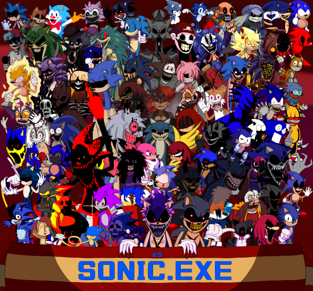 FNF vs. Sonic.EXE. - ibisPaint
