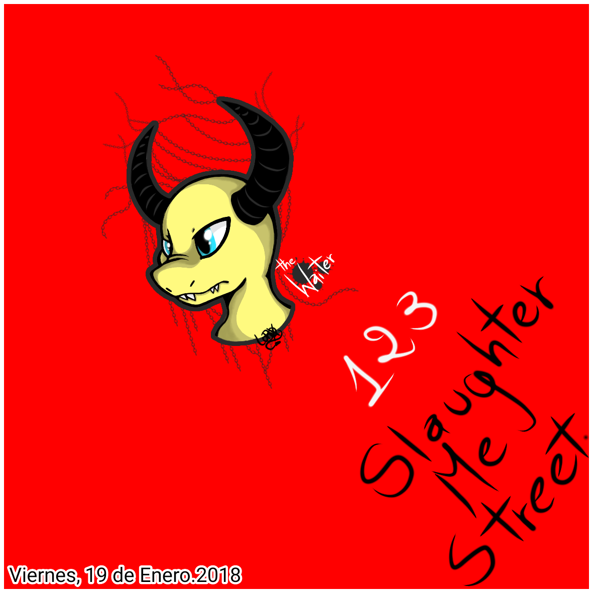 The Waiter - 123 Slaughter me Street. - ibisPaint