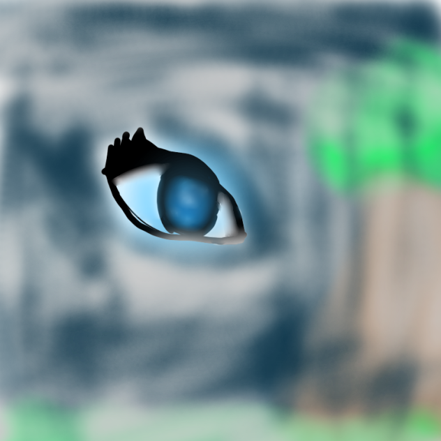 eye lighten in fog - ibisPaint