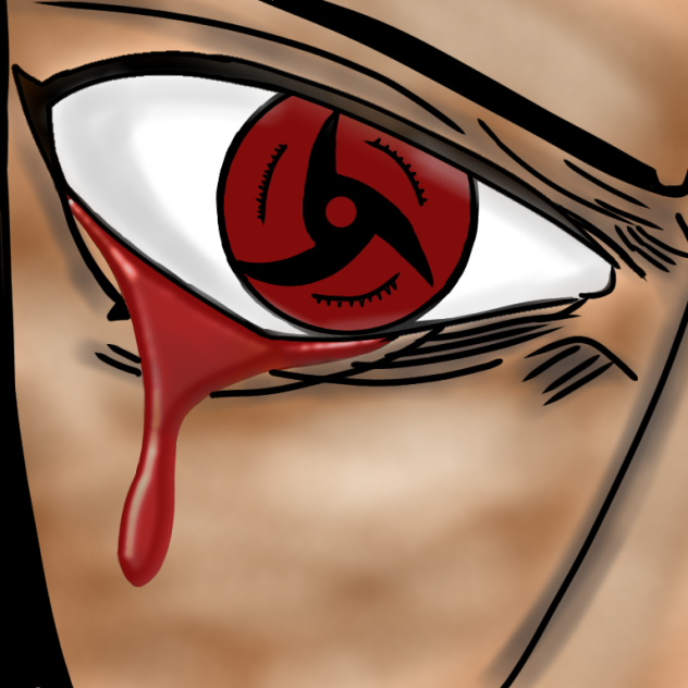 Itachi cry blood - ibisPaint