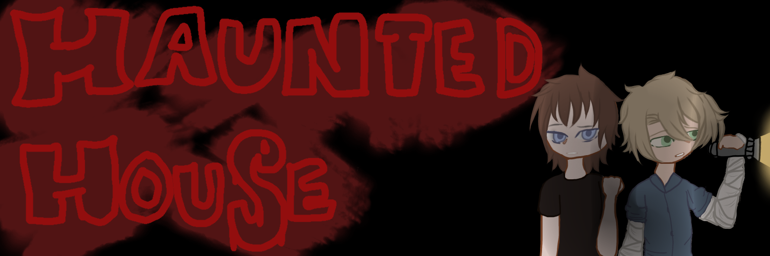 Haunted house banner - ibisPaint