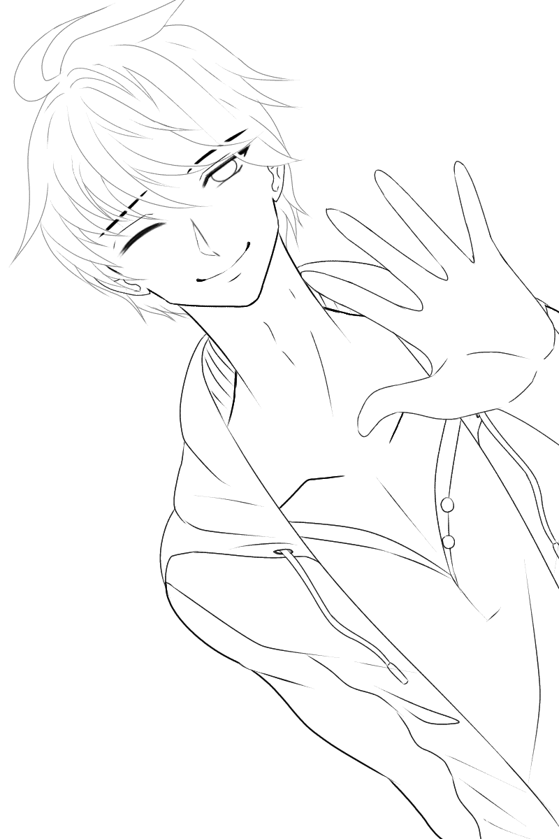 Hi there!(Lineart) - ibisPaint