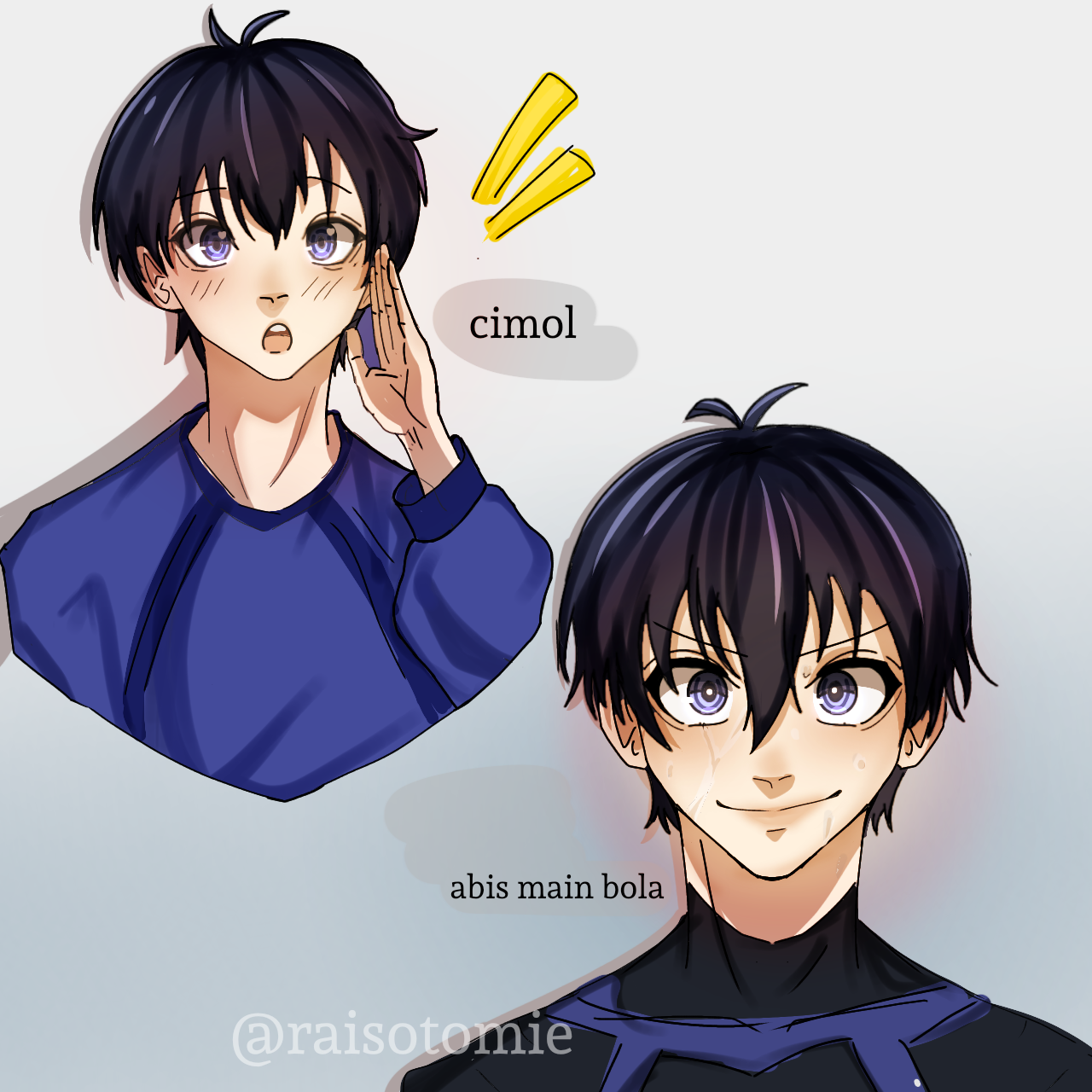 isagi yoichi - ibisPaint