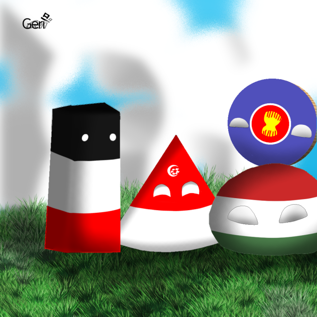 3D Countryballs - ibisPaint