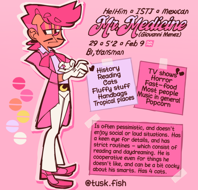 Mr. Medicine's OC Sheet - ibisPaint