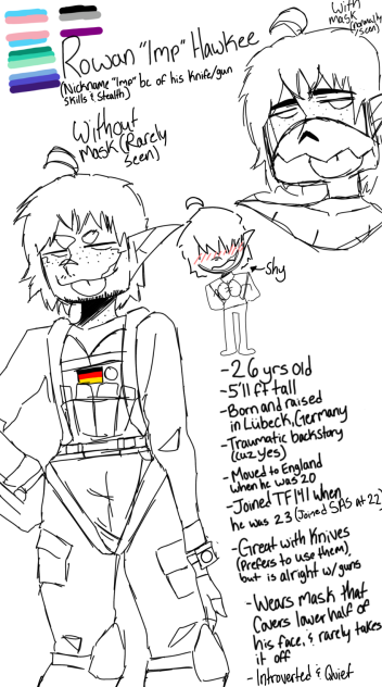 CoD OC - Rowan “Imp” Hawkee - ibisPaint