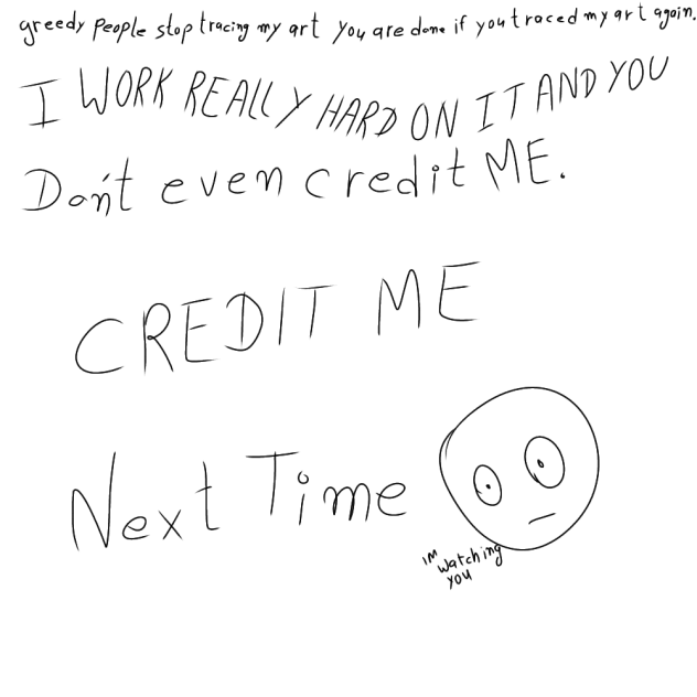Stop tracing my art! - ibisPaint