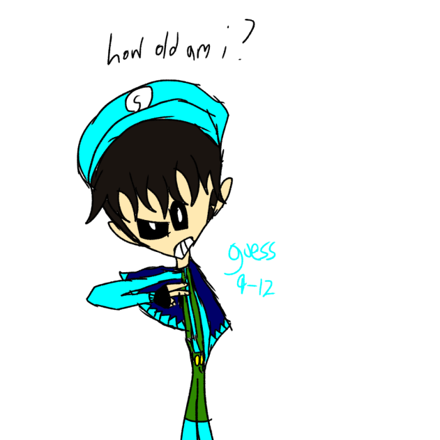 How old am I Hint 9 through 12 - ibisPaint