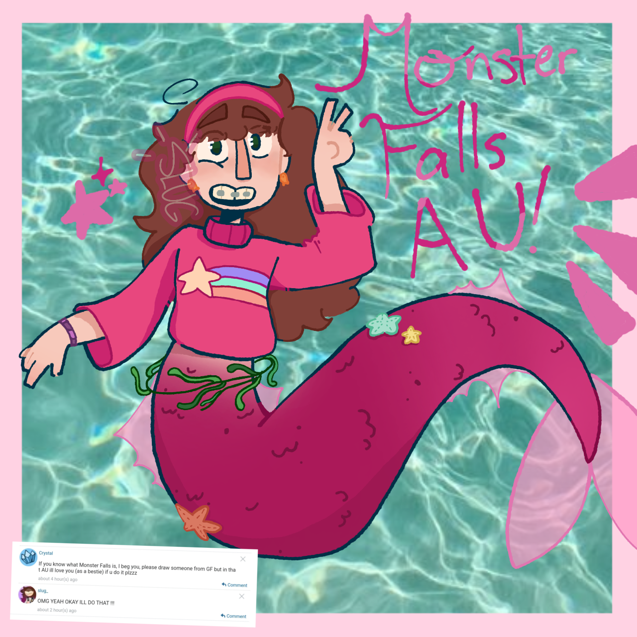 💕 MONSTER FALLS !! 🐙 - ibisPaint