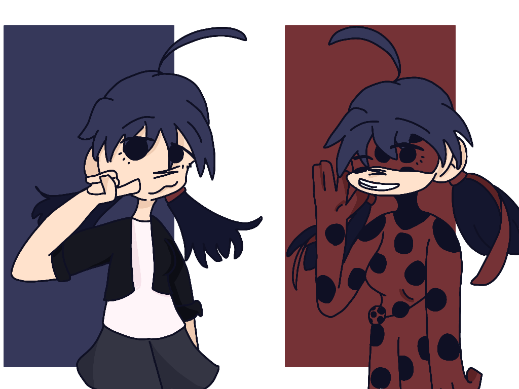 Marinette and Ladybug - ibisPaint