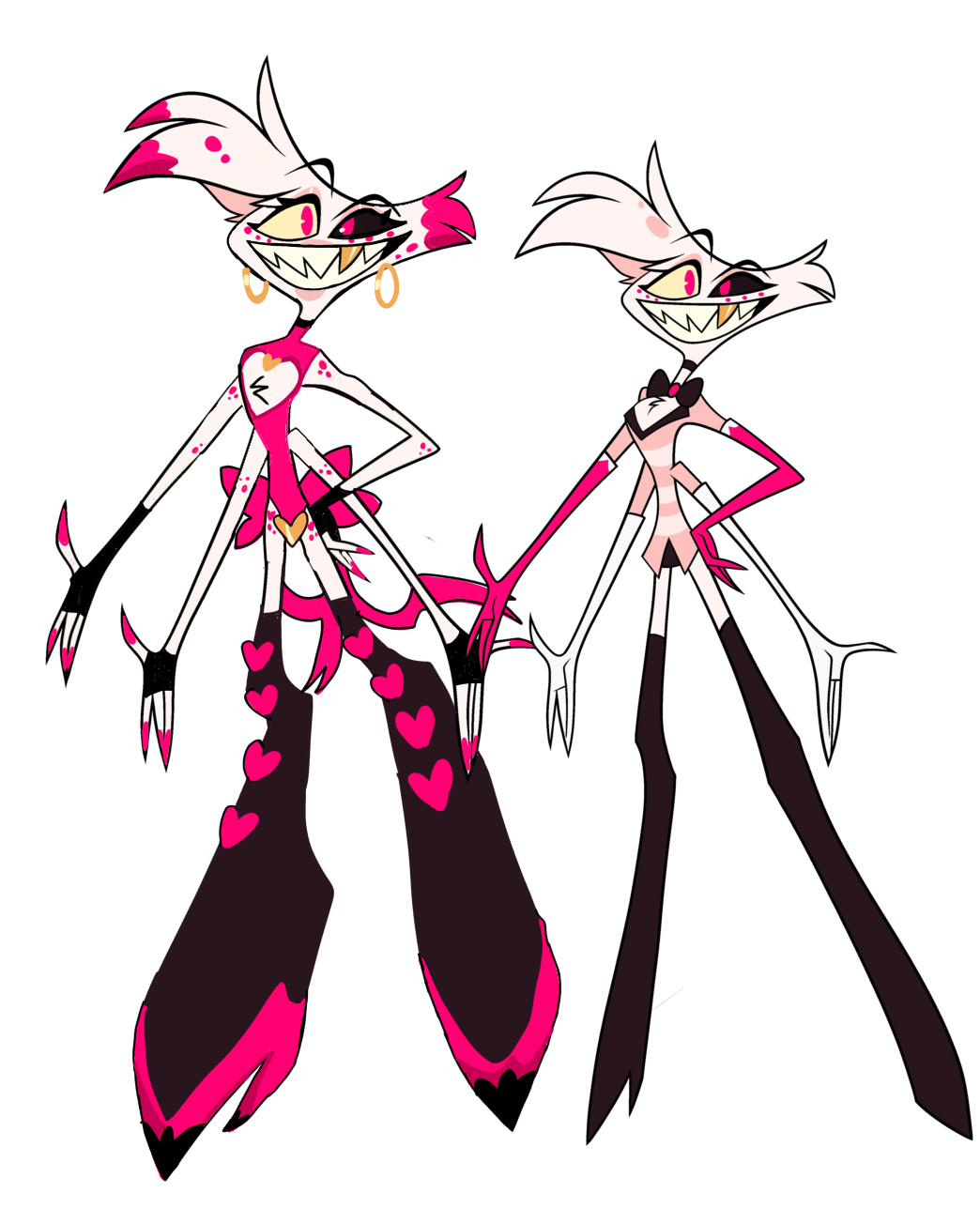 MY ANGIE REDESIGN IN THE HAZBIN STYLE! - ibisPaint