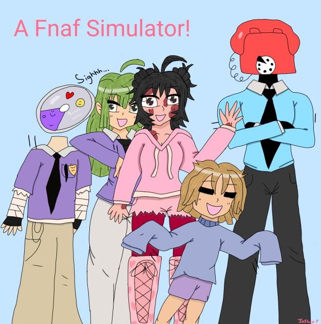 A Fnaf Simulator Fanart! - ibisPaint