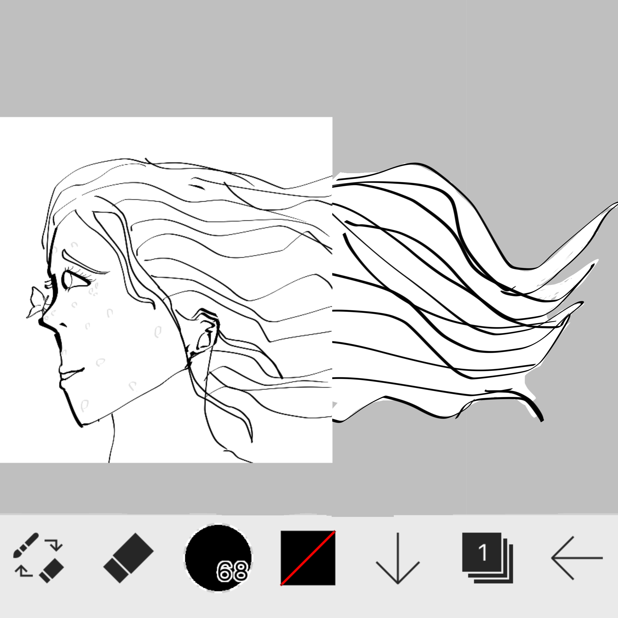 its so windy! - ibisPaint