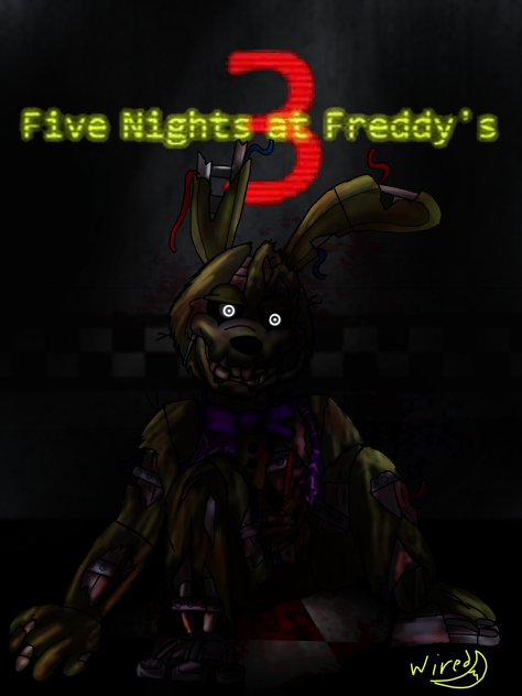 Realistic Springtrap (FNAF 3 poster) - ibisPaint