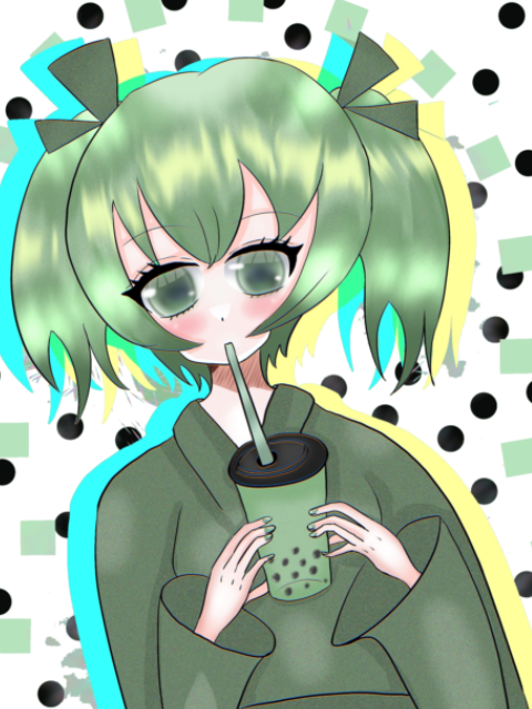 Nami matcha animation - ibisPaint