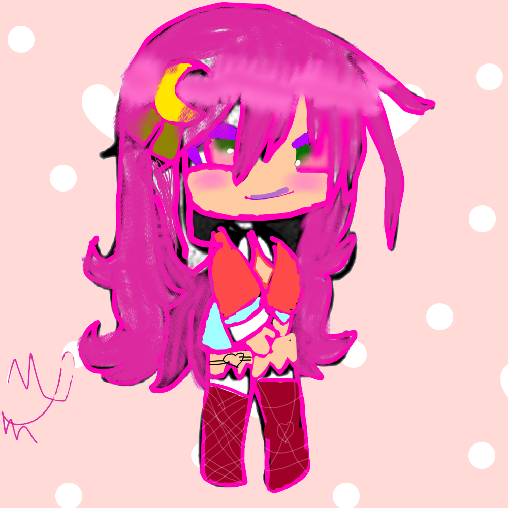 My oc as a popstar - ibisPaint
