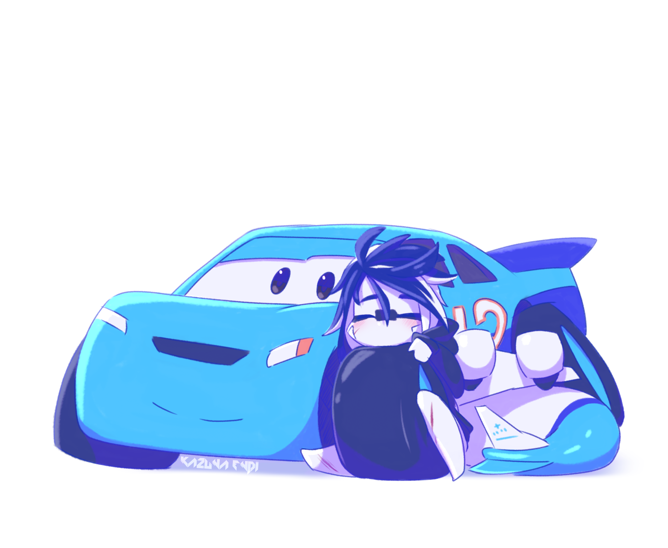 cuddled with Cal - ibisPaint