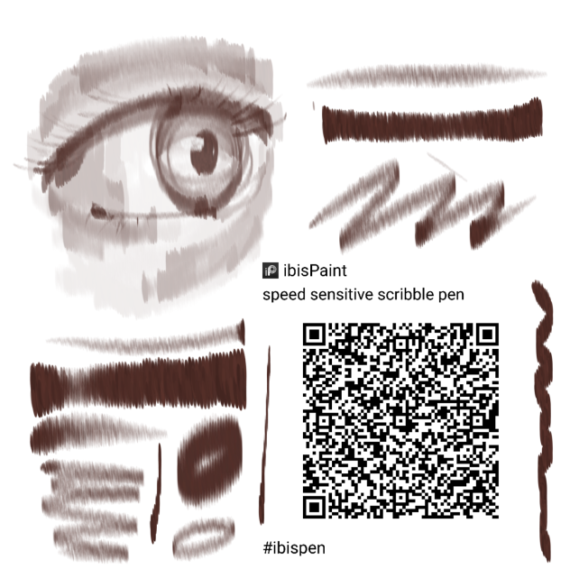 speed sensitive scribble pen - ibisPaint