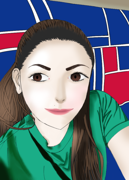 Selfie on a normal day - ibisPaint