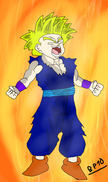 Gohan scream - ibisPaint
