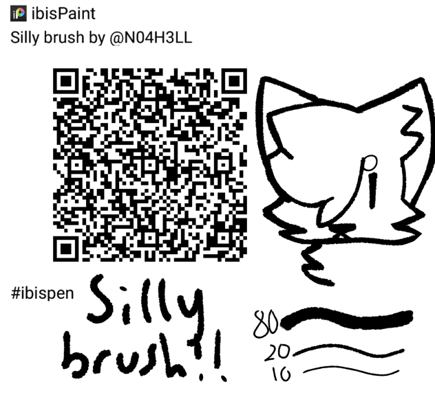 silly lineart brush!! - ibisPaint