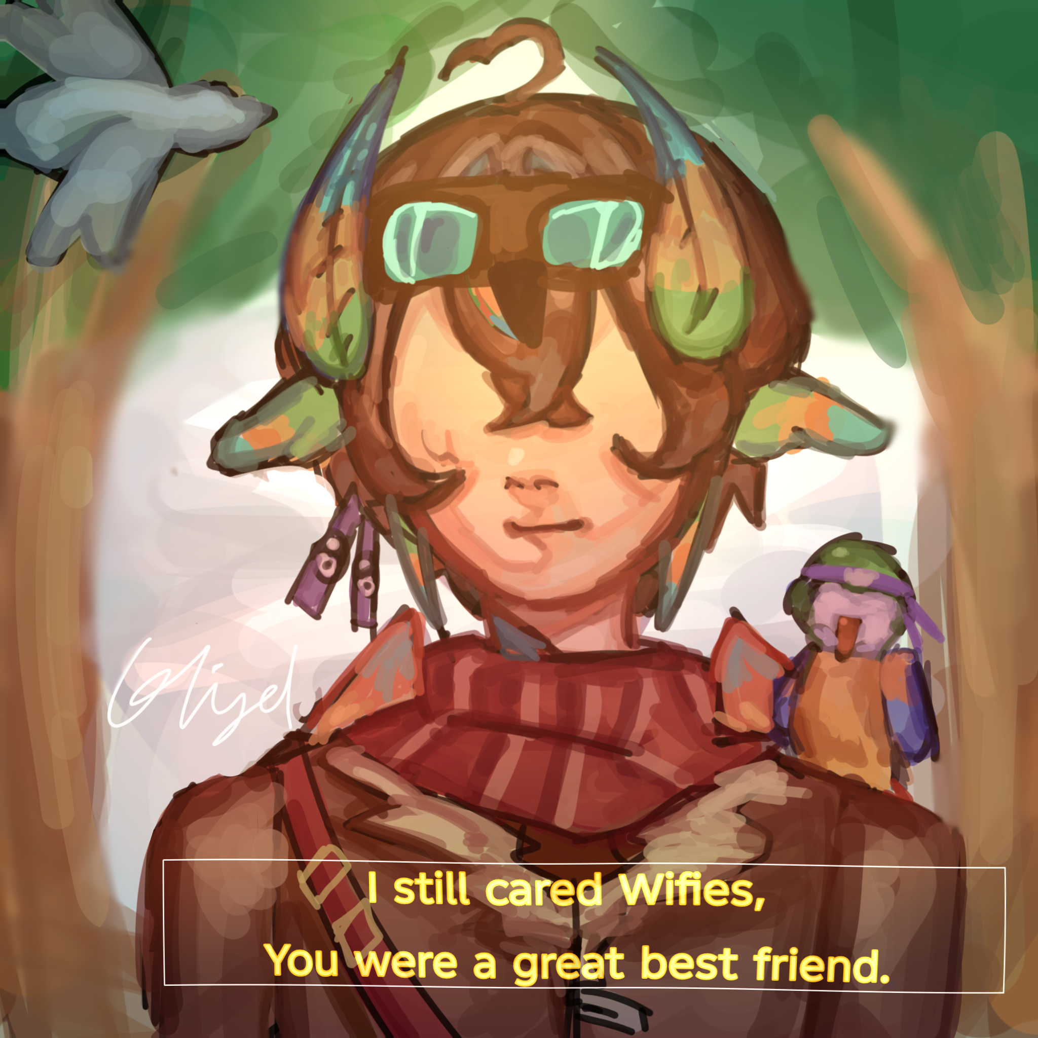 Parrotx2 - ibisPaint