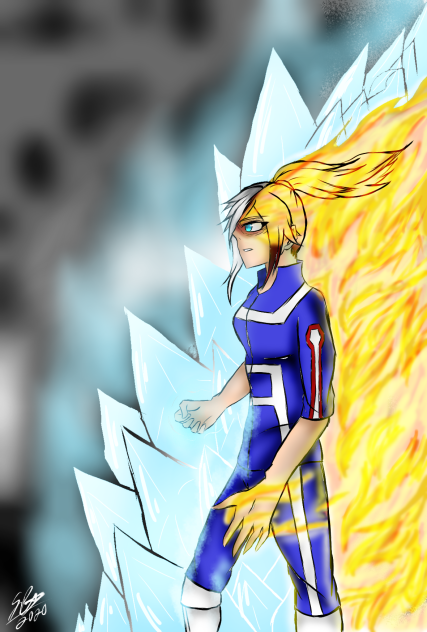 Female Todoroki Shoto - ibisPaint