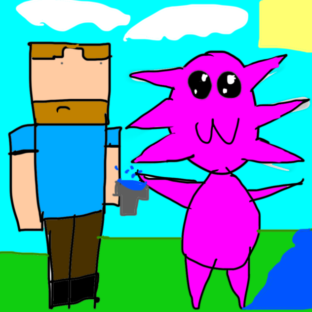 POV Minecraft - ibisPaint