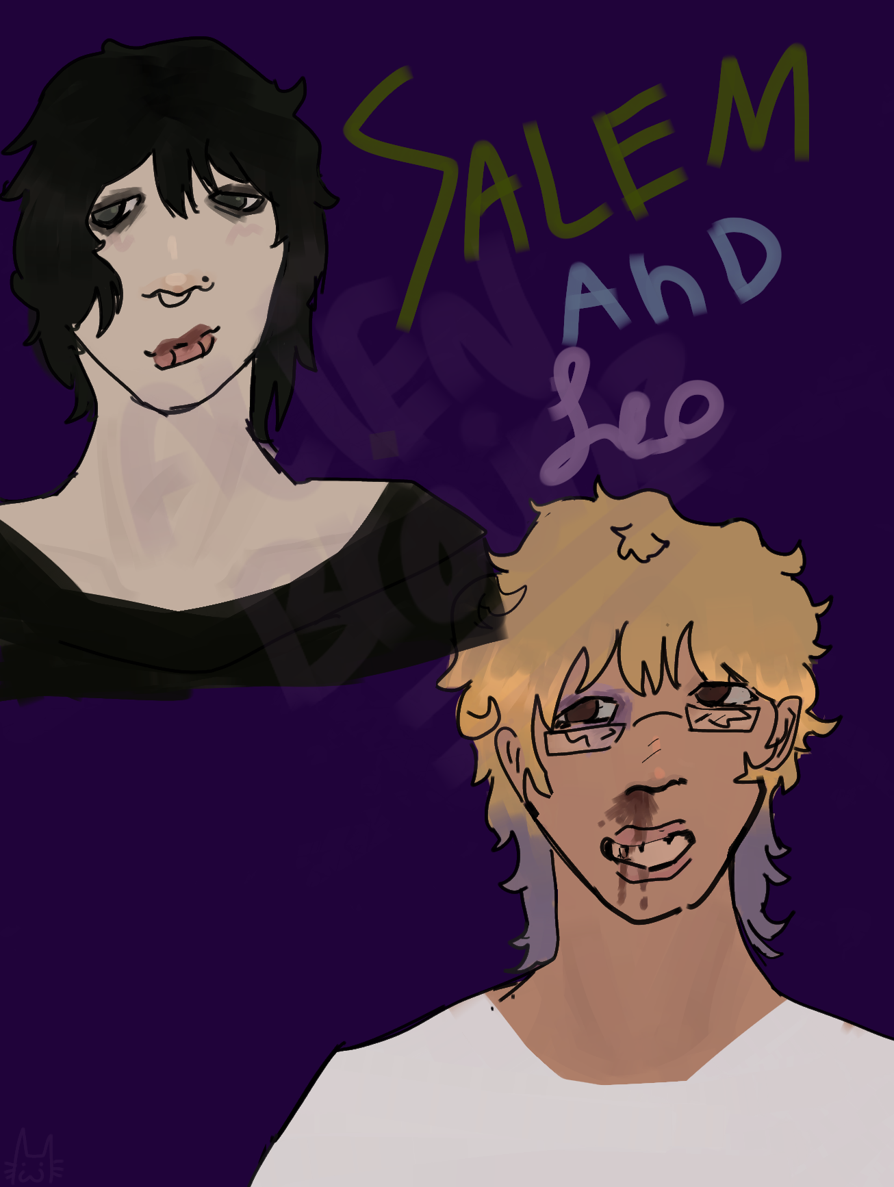 SALEM AND LEO MY FAV OCS CX - ibisPaint