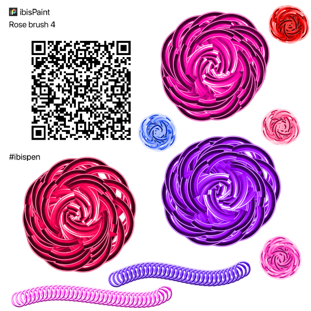 Rose brush 4 - ibisPaint