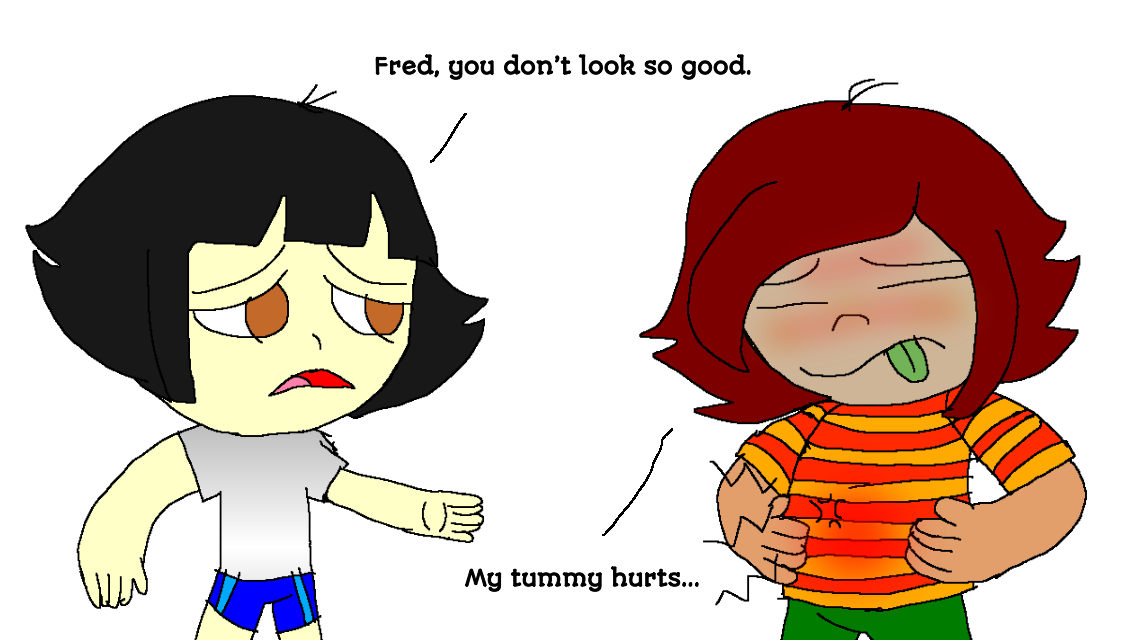 Fred’s Tummy Troubles (Speeddraw) - ibisPaint
