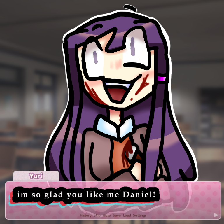 IM SO GLAD YOU LIKE ME DANIEL - DDLC - ibisPaint