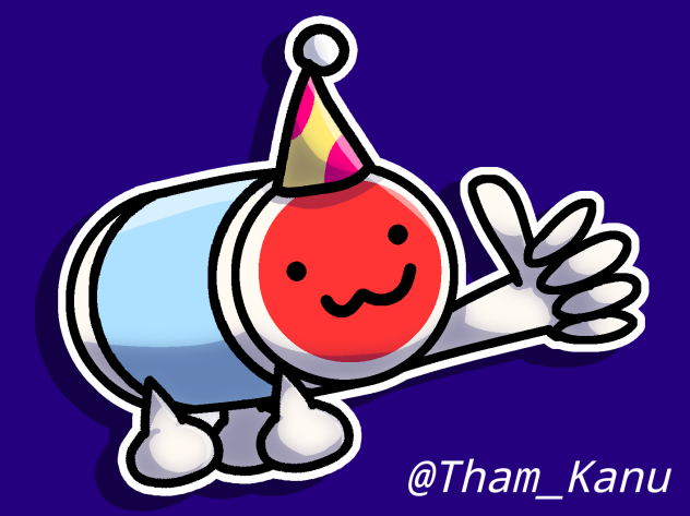 2-21-21 Happy Birthday Taiko - ibisPaint