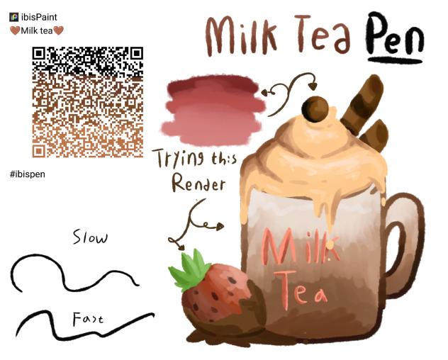 🤎Milk Tea Yummy😋🤎 - ibisPaint