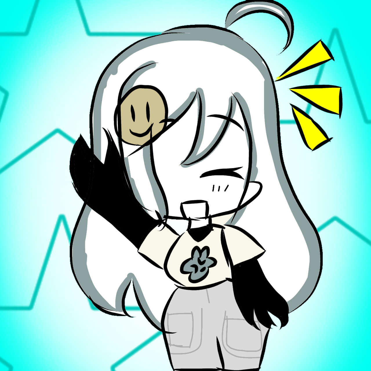 Mitsu_FPE cute character OoO 🩶 - ibisPaint