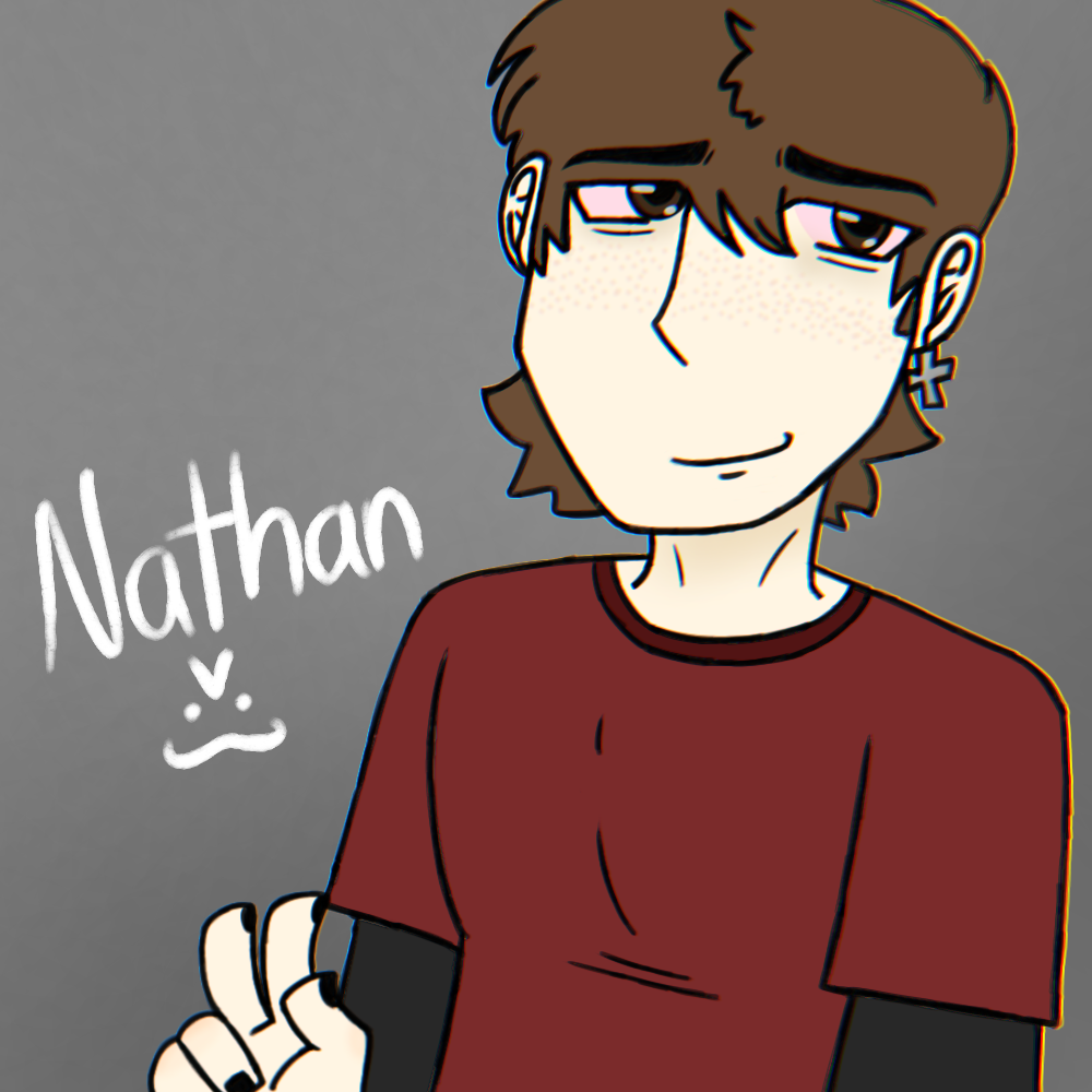 a character I made named Nathan - ibisPaint