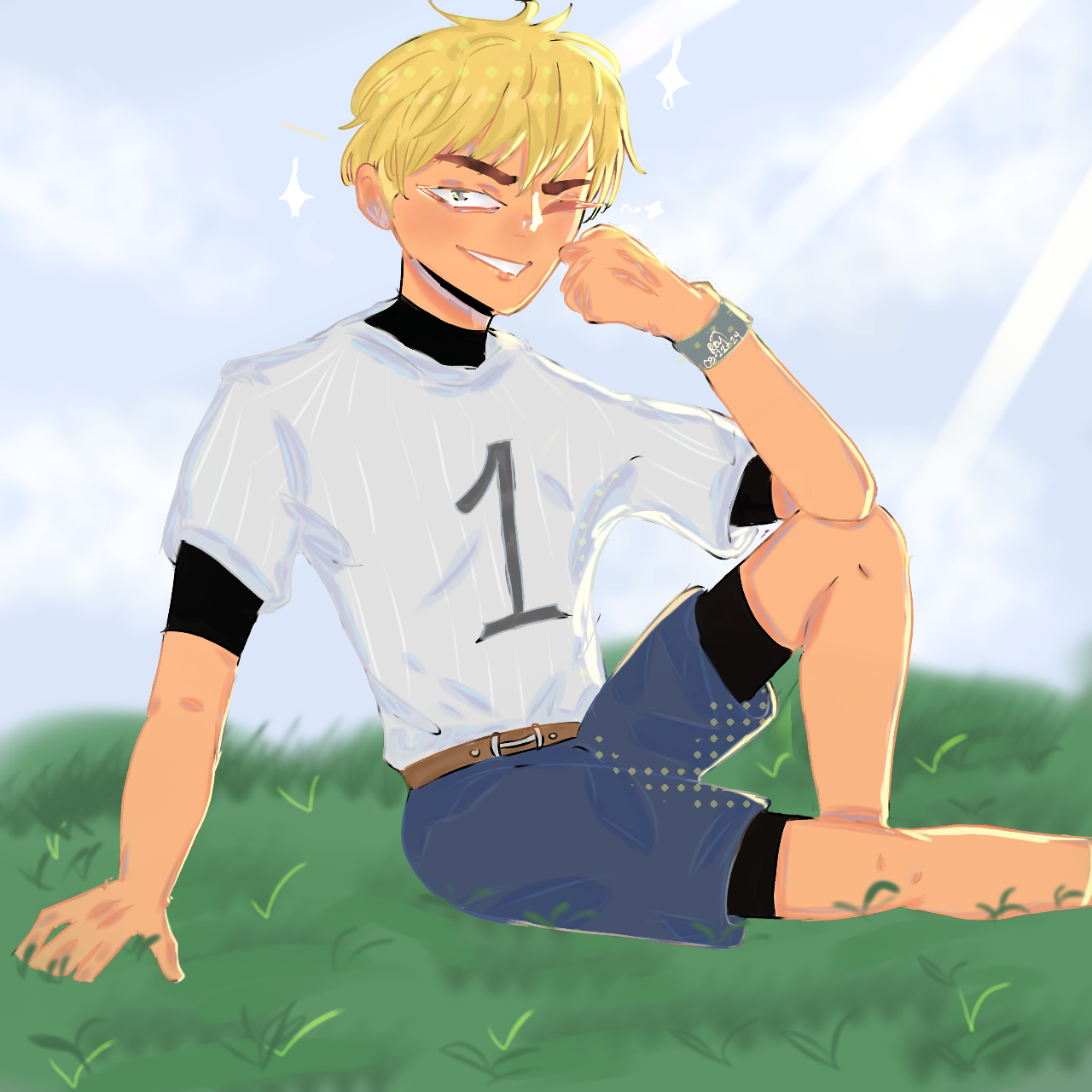 weird blond dude - ibisPaint