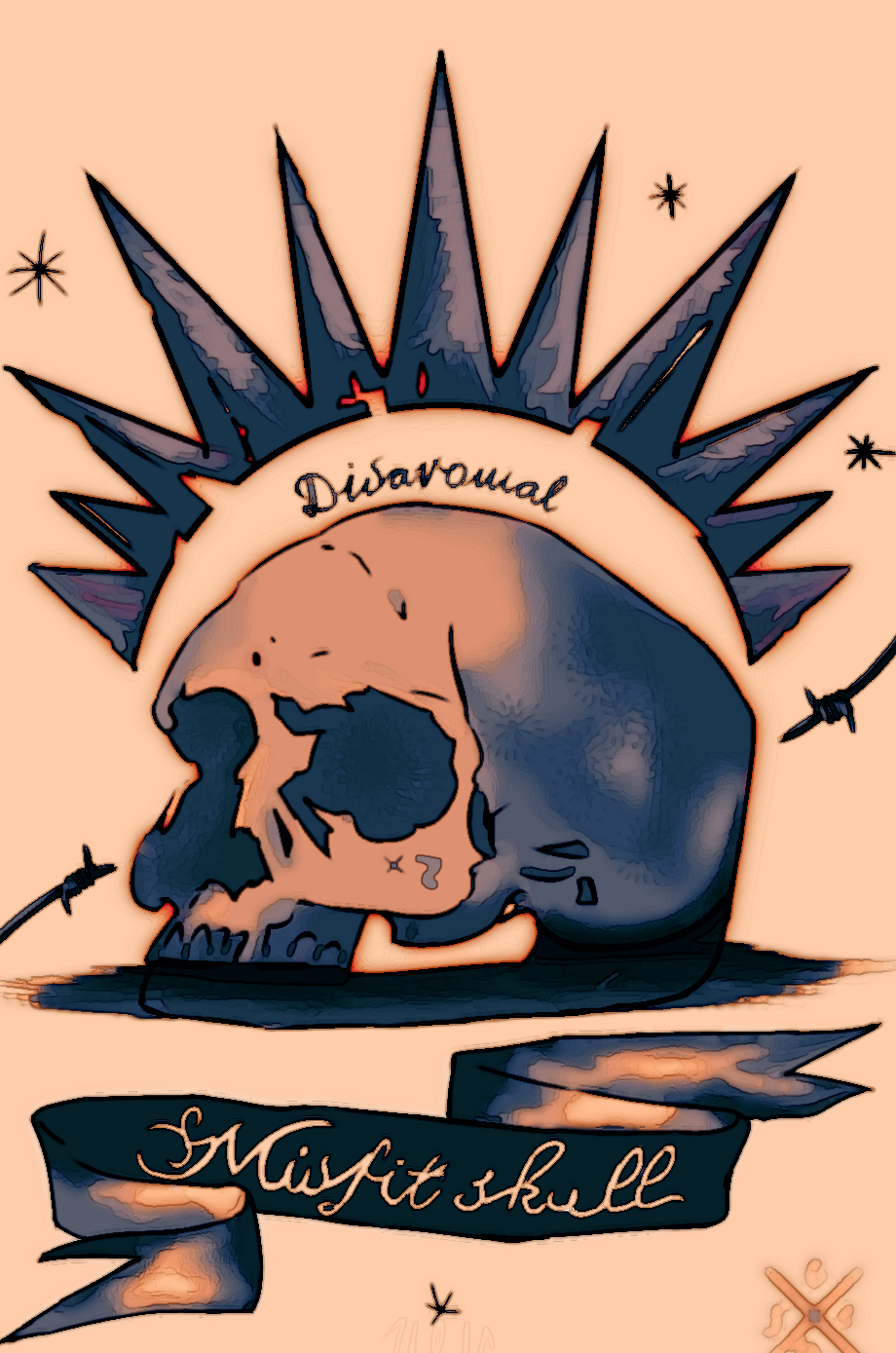 Misfit skull - ibisPaint