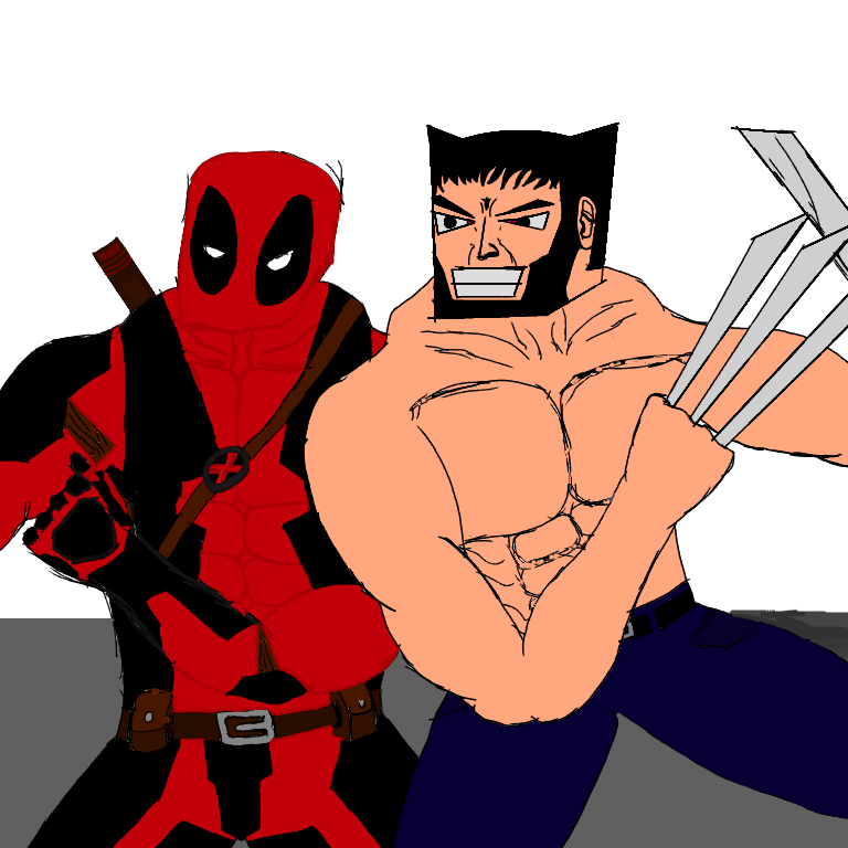 WOLVERINE AND DEADPOOL1 - ibisPaint
