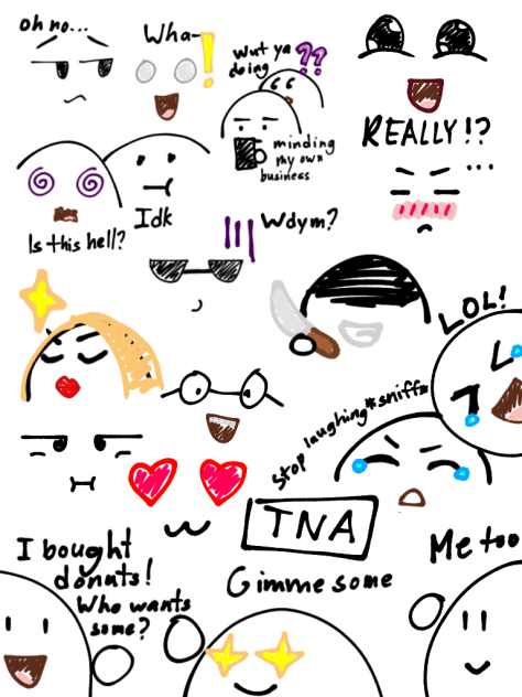 Random blobs - ibisPaint