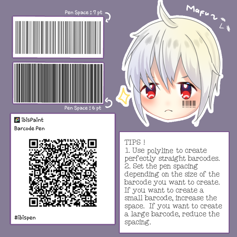 Barcode Pen - ibisPaint