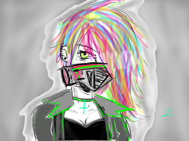 punk rainbow - ibisPaint
