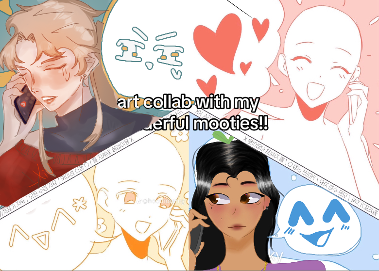 calls with many people scare me - ibisPaint